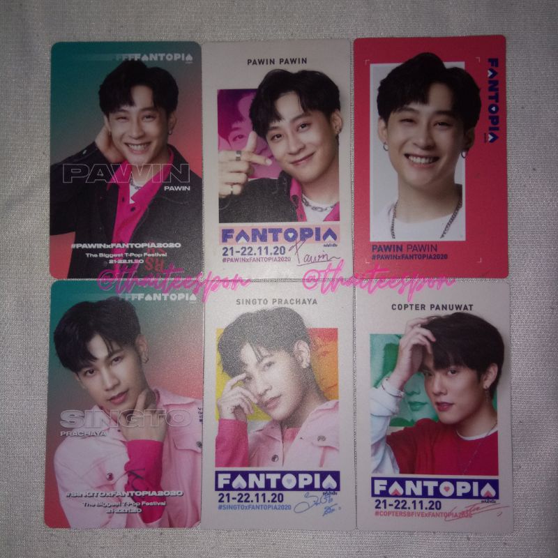 Jual TOKEN FANTOPIA CARD | Copter Panuwat, Kay Lertsittichai, Khaotung ...