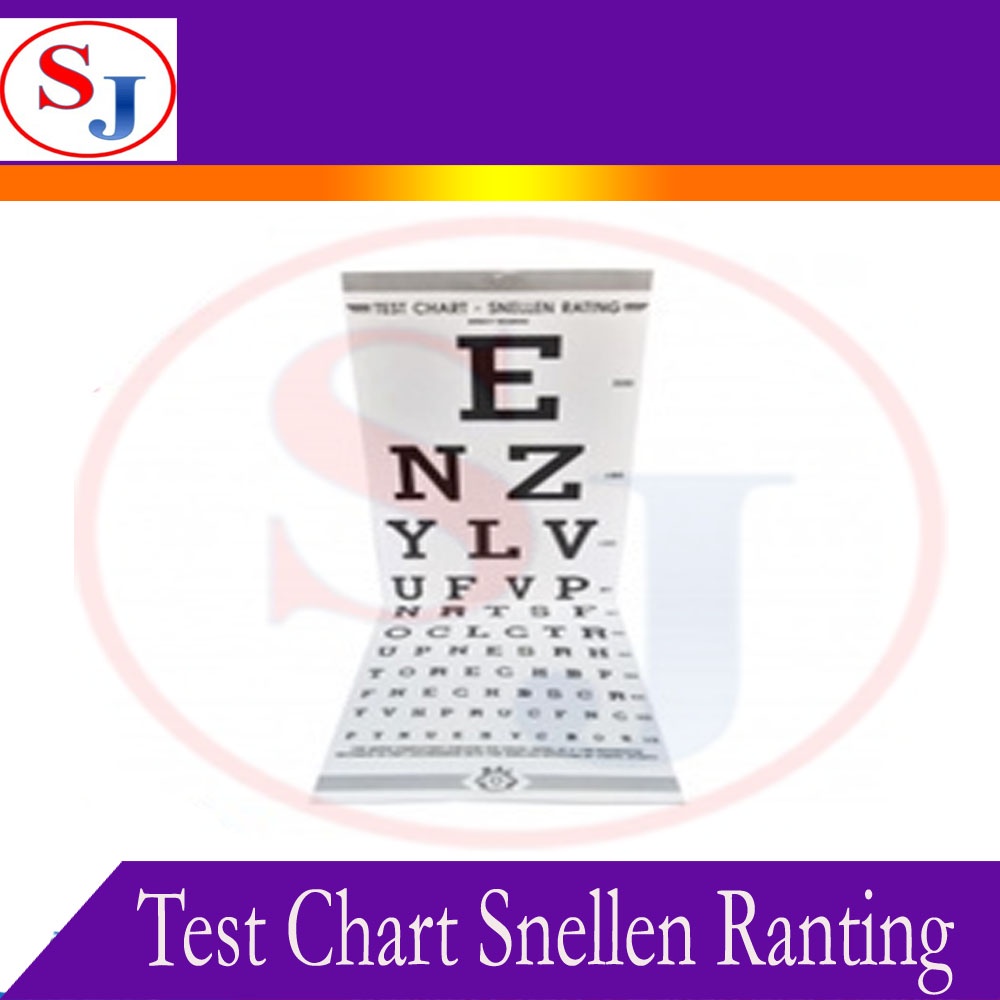 Jual Test Chart Snellen Ranting / Snelen Tes Mata Rabun | Shopee Indonesia
