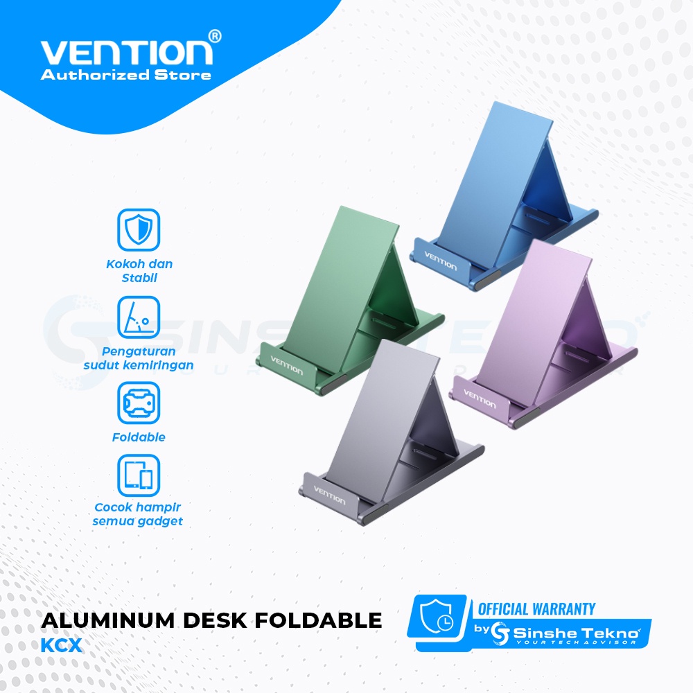 Jual Vention Holder Handphone KCX Stand Desk Foldable Dudukan Aluminum Premium | Shopee Indonesia