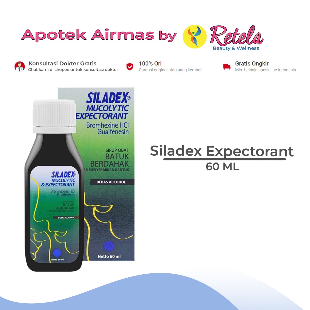 Jual SILADEX EXPECTORANT 60ML | Shopee Indonesia
