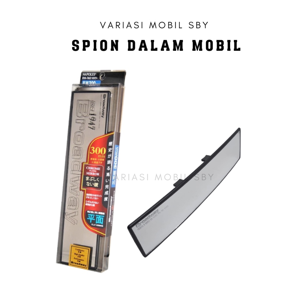 Jual Kaca Spion Dalam Tengah Mobil Cembung View Mirror Merek Broadway ...