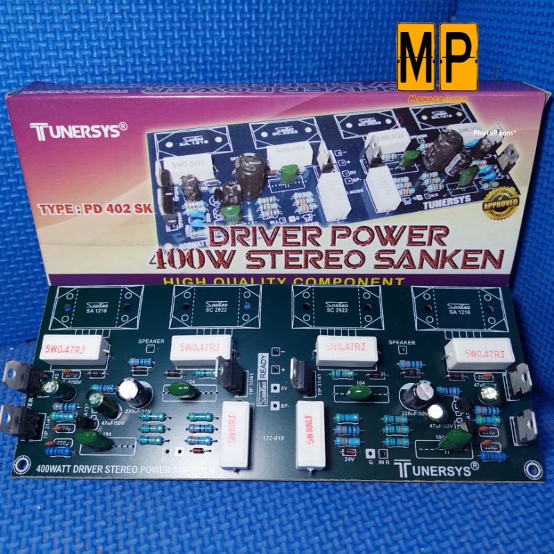 Jual Kit Power Driver 400w Stereo Sanken PD 402 SK TUNERSYS | Shopee ...