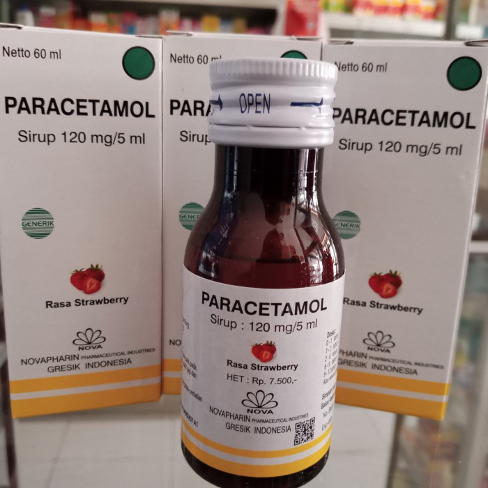 Jual Paracetamol Nova Syrup | Shopee Indonesia