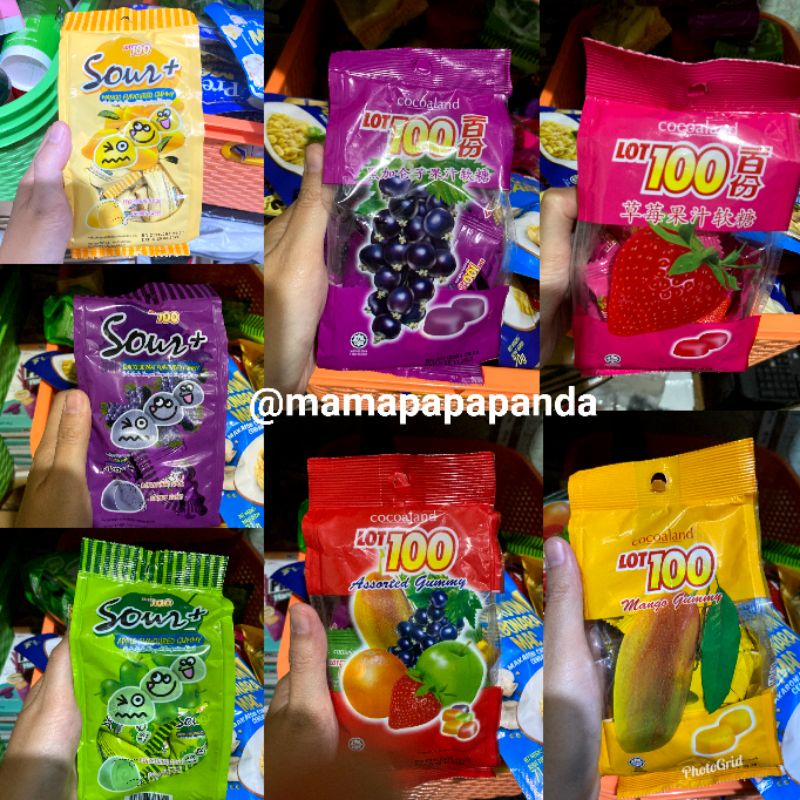Jual Permen Buah Lot 100 (Fruity dan Sour) | Shopee Indonesia