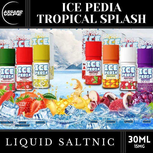 Jual Ice Pedia Tropical Splash Liquid Saltnic Fruity Pods Friendly 30ml / 15MG | Shopee Indonesia
