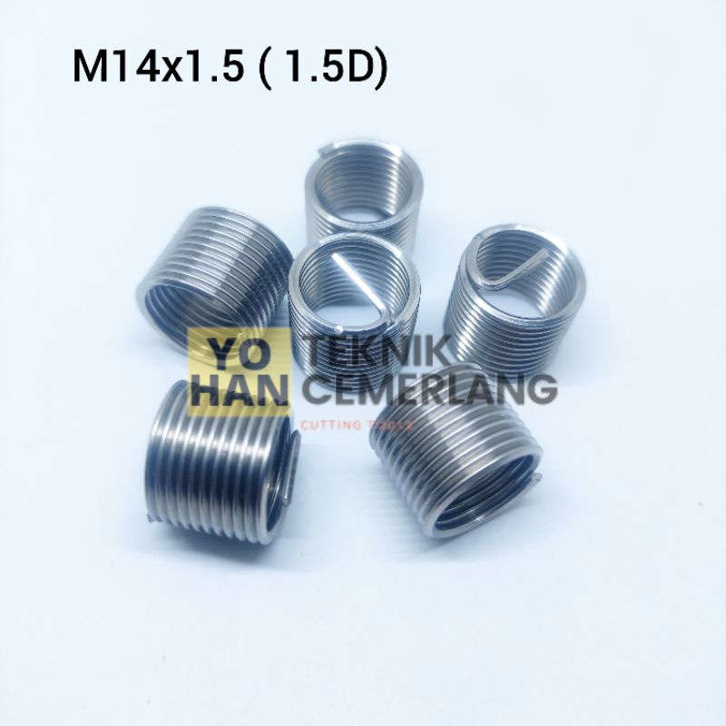 Jual 1 pcs Recoil Baut 19 Oversize M14 x 1.5 Alat perbaikan drat baut ...