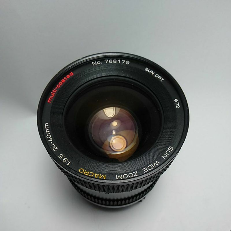 Jual Lensa manual sun wide macro 24-40mm f3.5 Konstan | Shopee Indonesia
