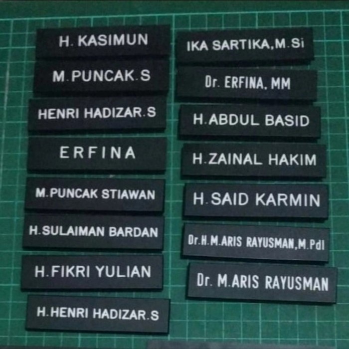 Jual Papan Nama Dada Magnet #Original | Shopee Indonesia