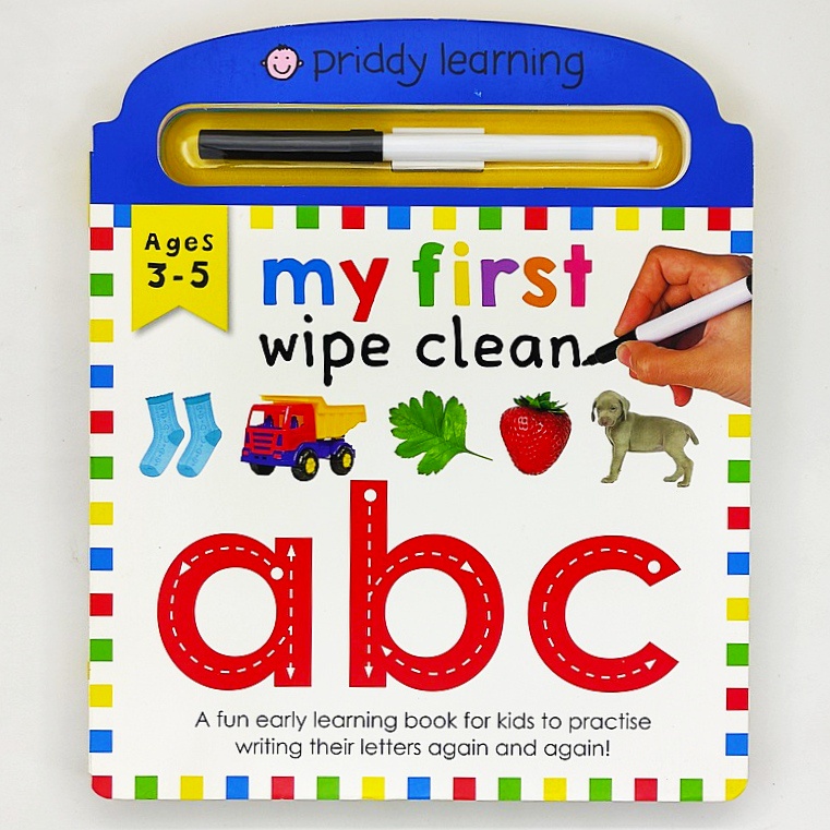 Jual ORIGINAL Priddy Learning Wipe Clean My First Wipe Clean - abc - Leon Books | Shopee Indonesia