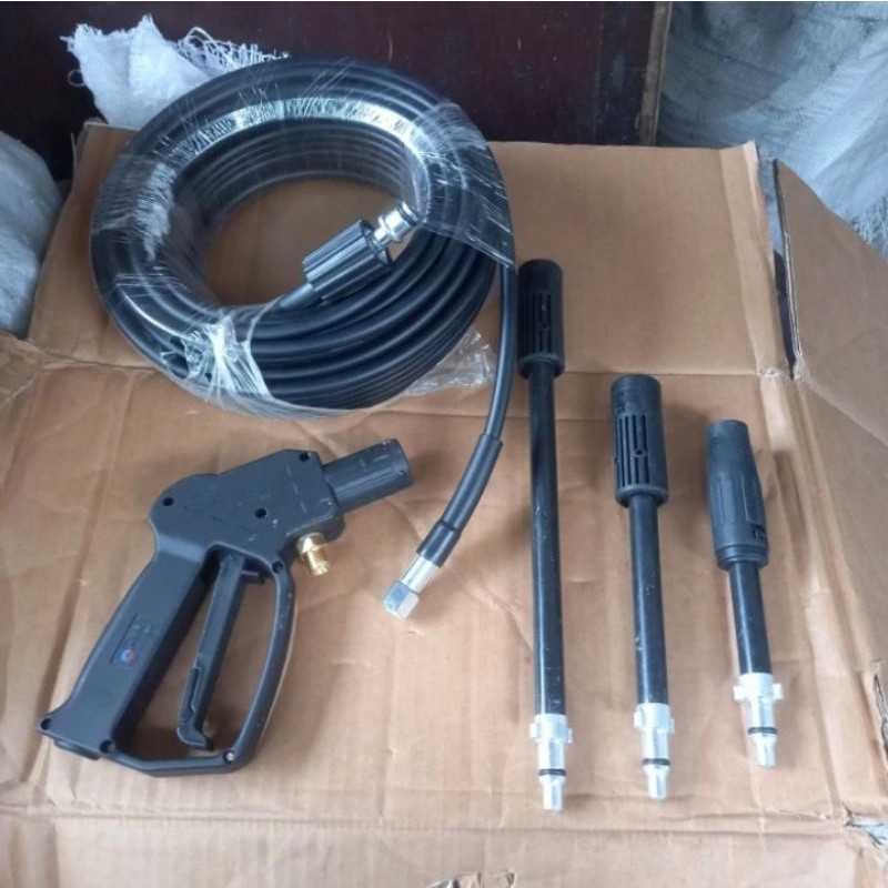 Jual Paket Selang Jet Cleaner 25 Meter Dan Gun Panjang 3 in 1 Selang 25 ...