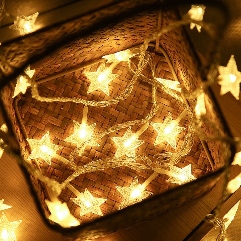 Jual Star String Light 40LED - Lampu Gantung Hias Dekorasi Pesta ...