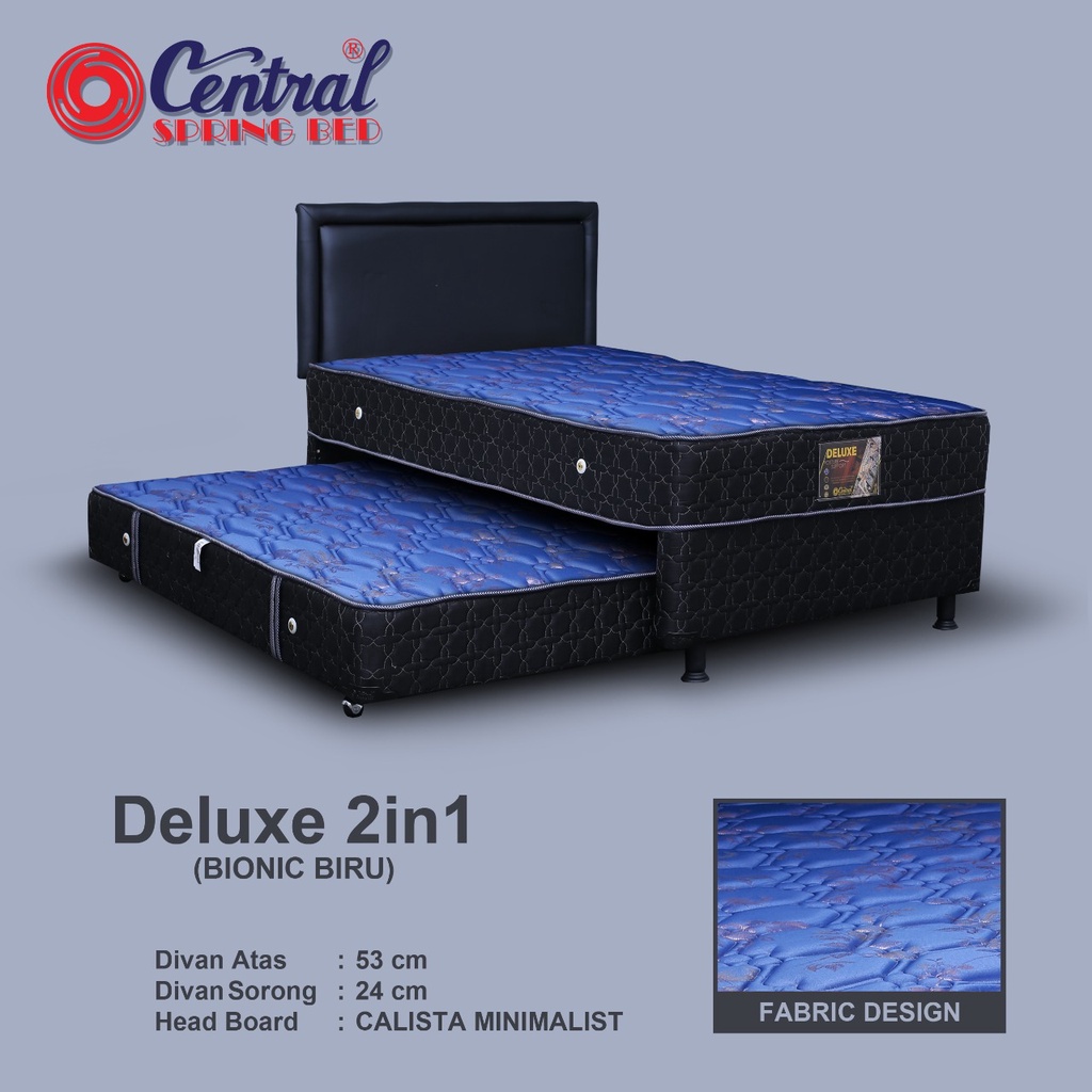 Jual 1 Set Kasur Sorong 2 in 1 Central Deluxe zest (FREE ONGKIR ...