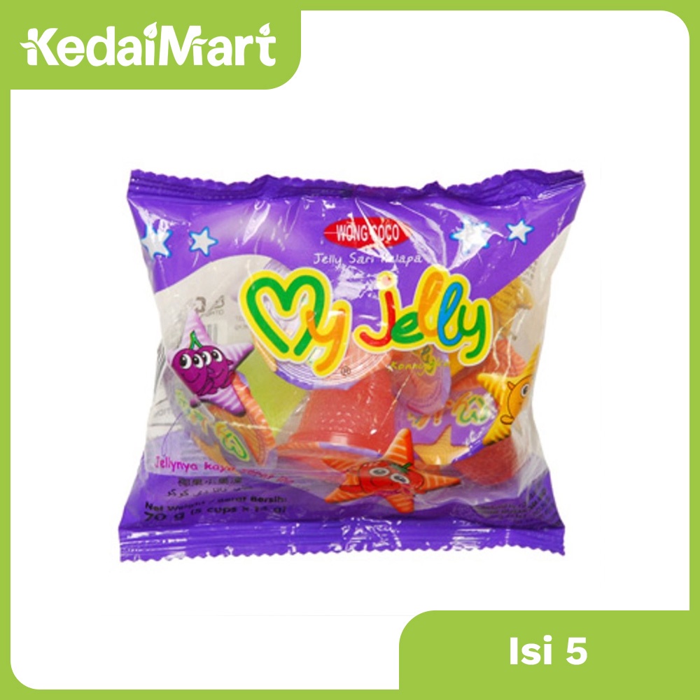 Jual Wong Coco My Jelly 5 x 14 Gram | Shopee Indonesia