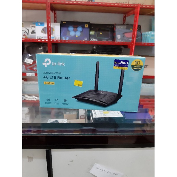 Jual TP-LINK TL-MR100 4G LTE RAUTER 300 MBPS | Shopee Indonesia
