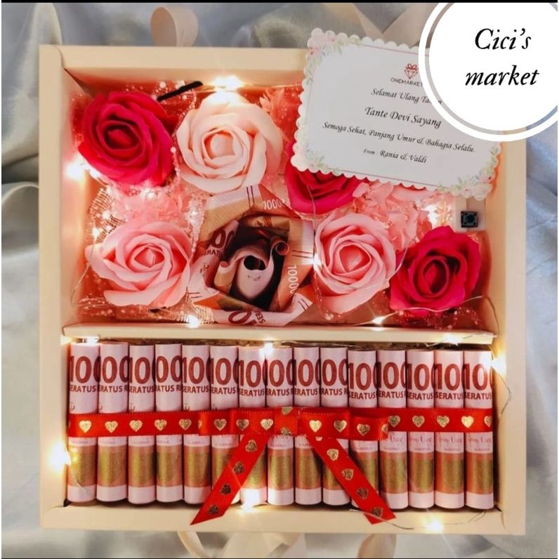 Jual Paket Money Bloom Box | Shopee Indonesia