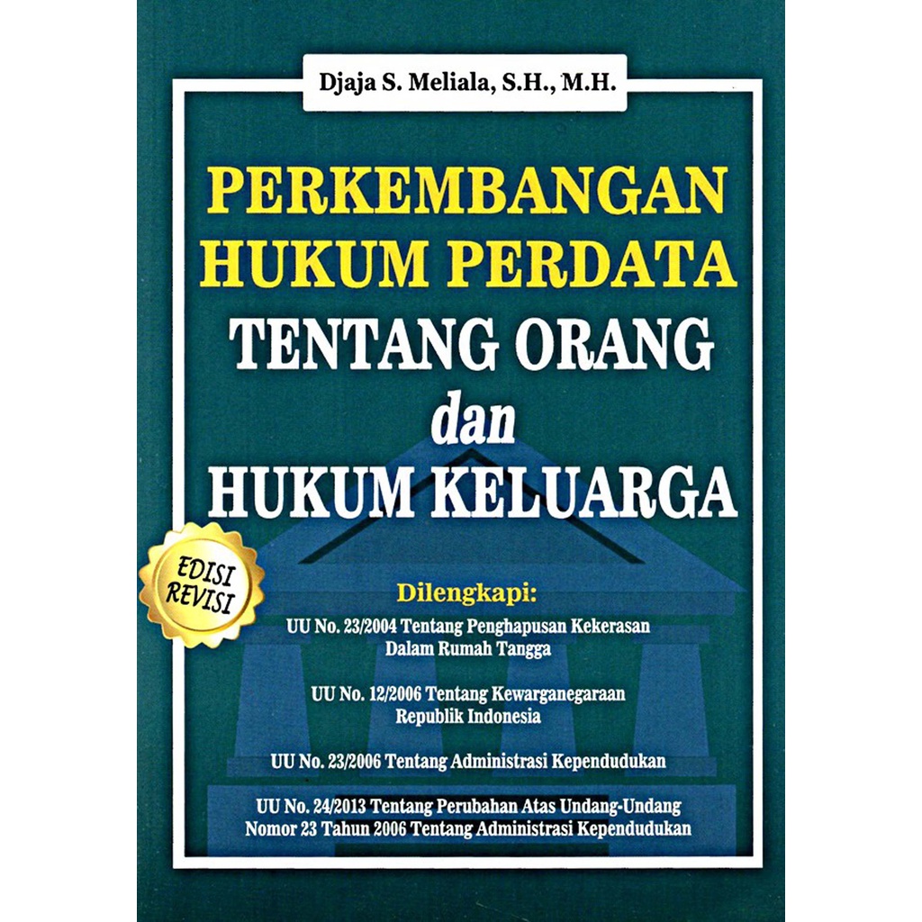 Jual Perkembangan Hukum Perdata Tentang Orang dan Hukum Keluarga Revisi ...