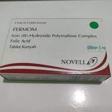 Jual FERMOM Chew / 1 Box 30 Tablet Kunyah Coklat / Atasi Anemia Untuk ...
