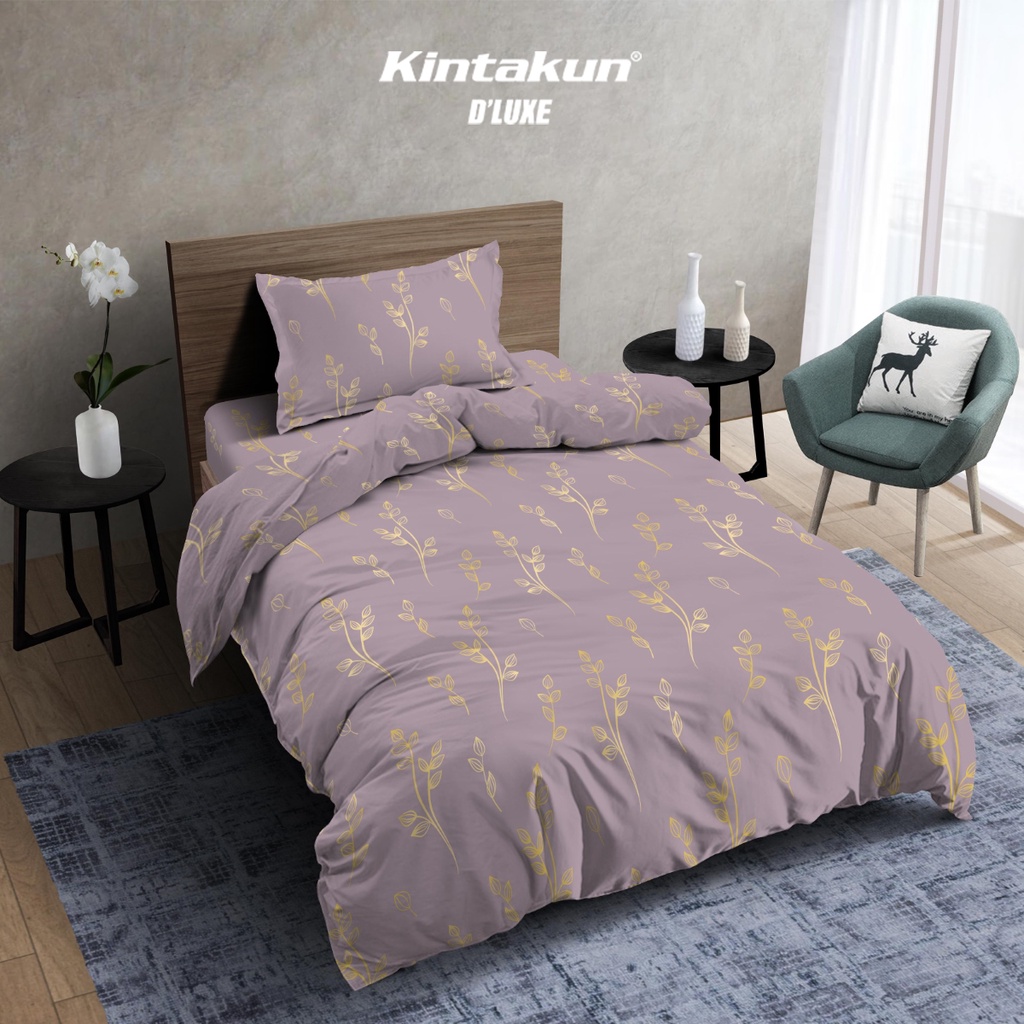 Jual Kintakun Selimut Tebal Only Single Bianca D'Luxe Gold Ungu Anti ...