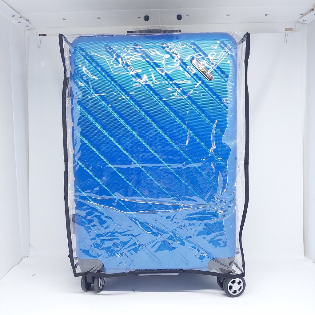 Jual Sarung Pelindung Koper bahan MIKA TRANSPARAN LIS WARNA ALL SIZE ...