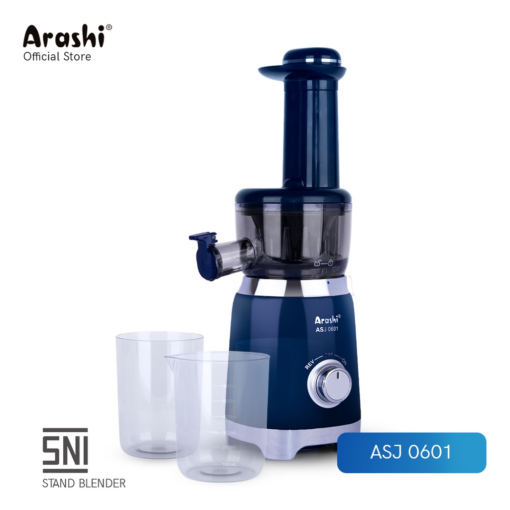 Jual Arashi Slow Juicer ASJ 0601 With 500ml & 600ml Plastic Cup ...