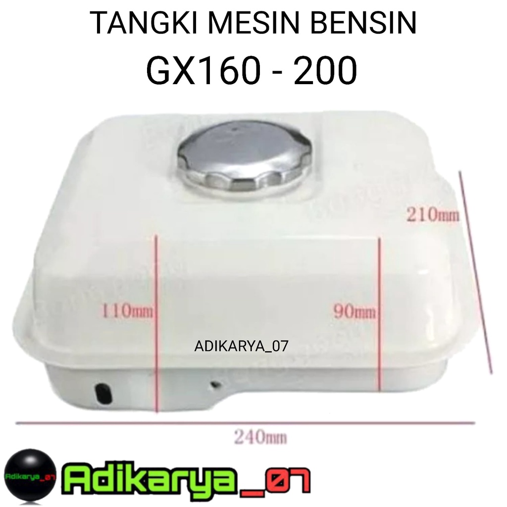 Jual Tangki Bensin GX160 Fuel Tank Assy Tangki Minyak Engine Mesin ...