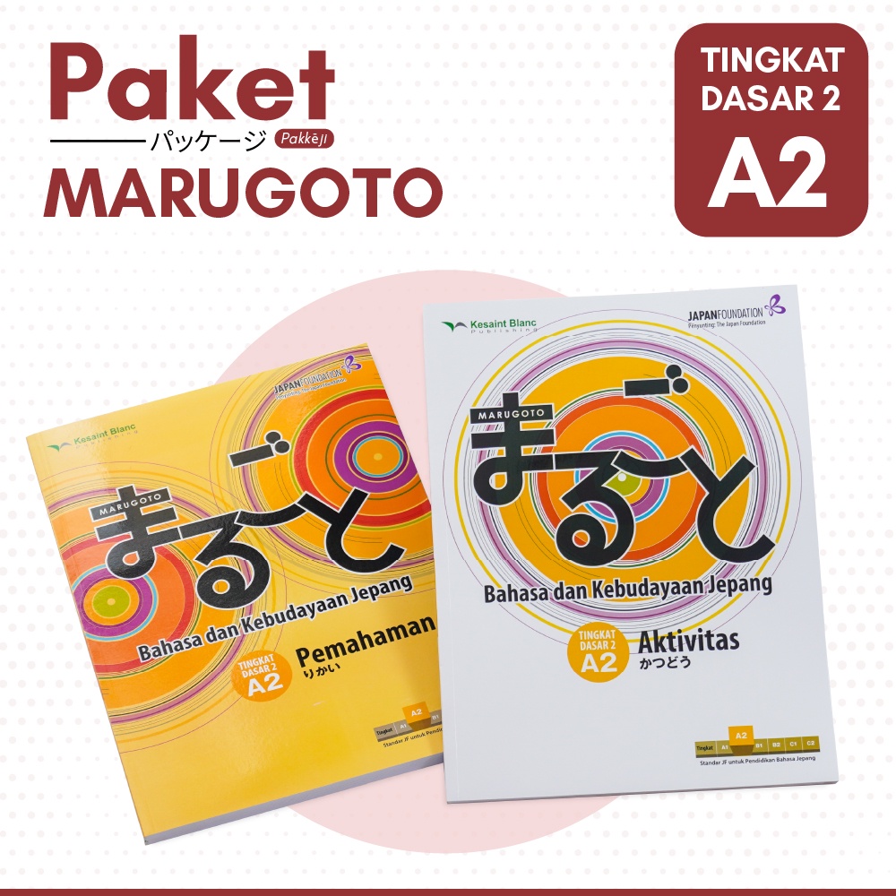 Jual Paket Marugoto Bahasa dan Kebudayaan Jepang tingkat Dasar 2 A2 ...