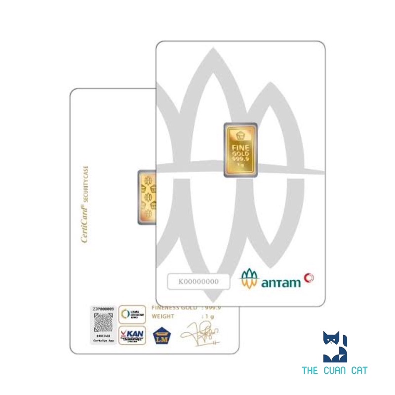 Jual Logam Mulia Emas Antam 1 Gr CertiEye | Shopee Indonesia