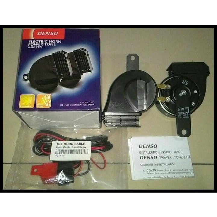 Jual Klakson Denso Keong Waterproof + Kabel Set Relay Kit | Shopee ...