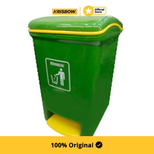 Jual Krisbow Dust Bin Tempat Sampah Outdoor Pedal 8 Ltr | Shopee Indonesia