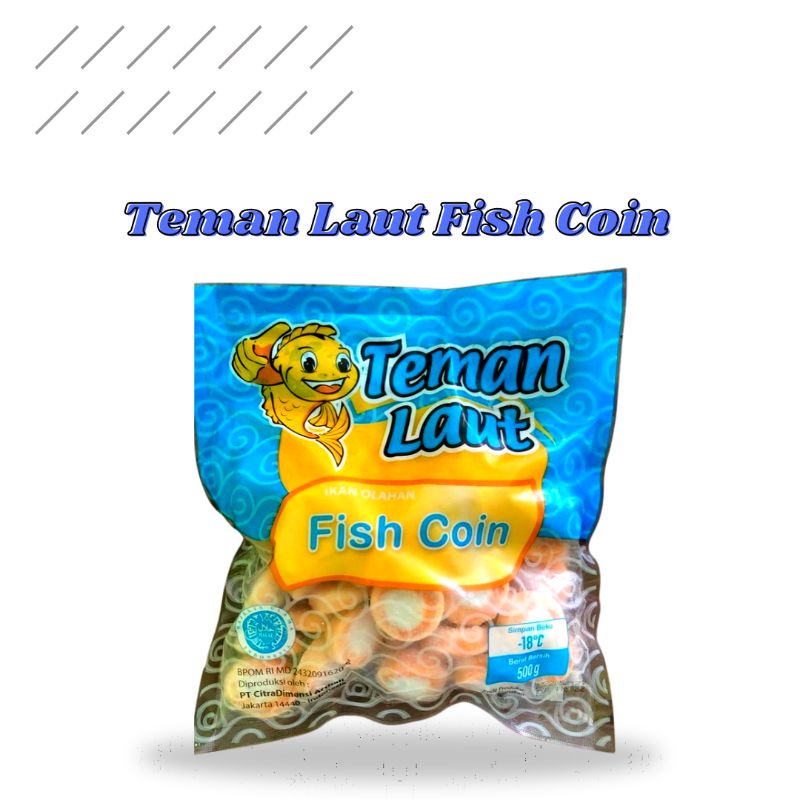 Jual Teman Laut Fish Coin Olahan Ikan 500gr | Shopee Indonesia
