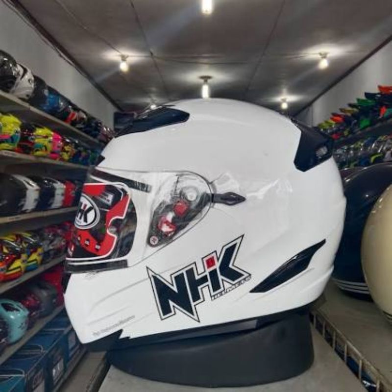 Jual NHK RX9 SOLID DOUBLE VISOR | WHITE | Helm Full Face RX-9 Putih ...