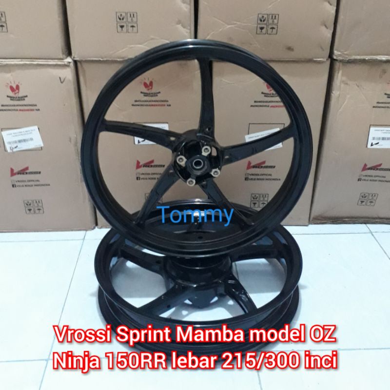 Jual Velg Rossi Sanca Ninja 150 RR R SS Roda Pelek Velek Ninja 150RR ...