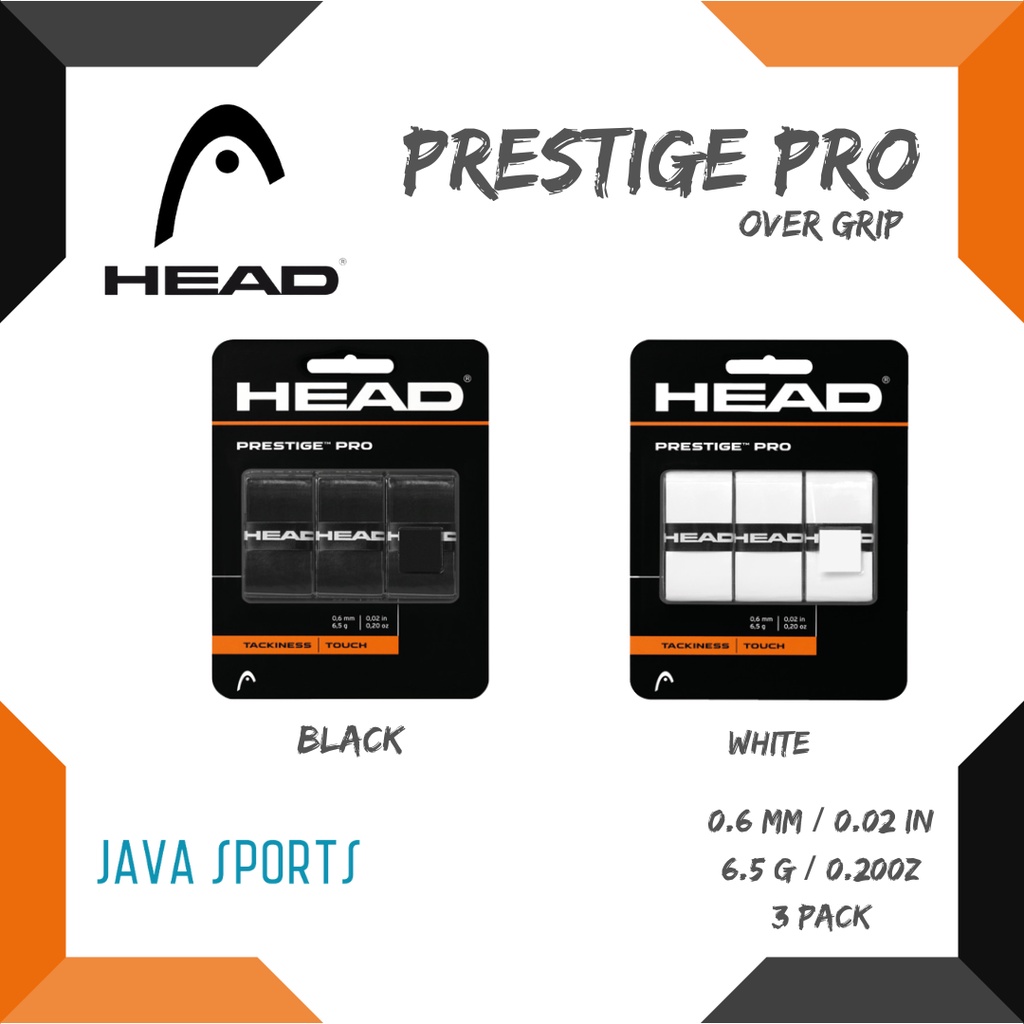 Jual Grip Lapis Tenis Head Prestige Pro | Overgrip | 3 Pack | 0.6mm ...