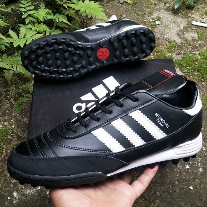 Jual sepatu futsal adidas copa mundial team astro black white turf new ...