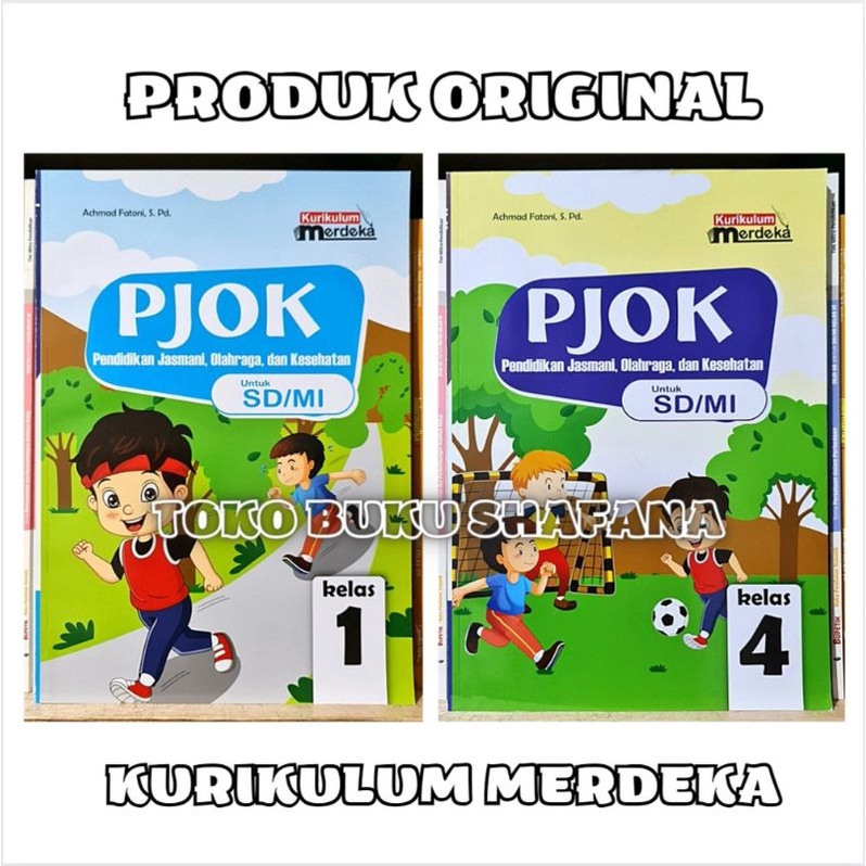 Jual Buku PJOK Untuk Kelas 1 dan 4 SD/MI Kurikulum Merdeka CV Wahana Karya Jaya - Penjasorkes ...