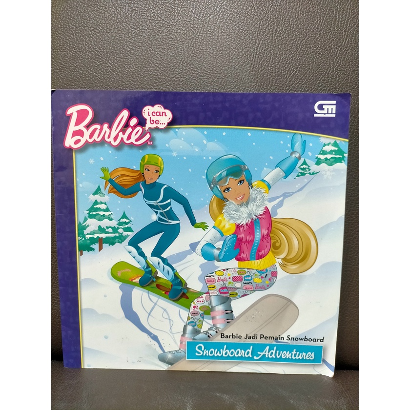 Jual Buku Anak-Anak Barbie - I can be Snowboard Adventures Barbie Jadi ...