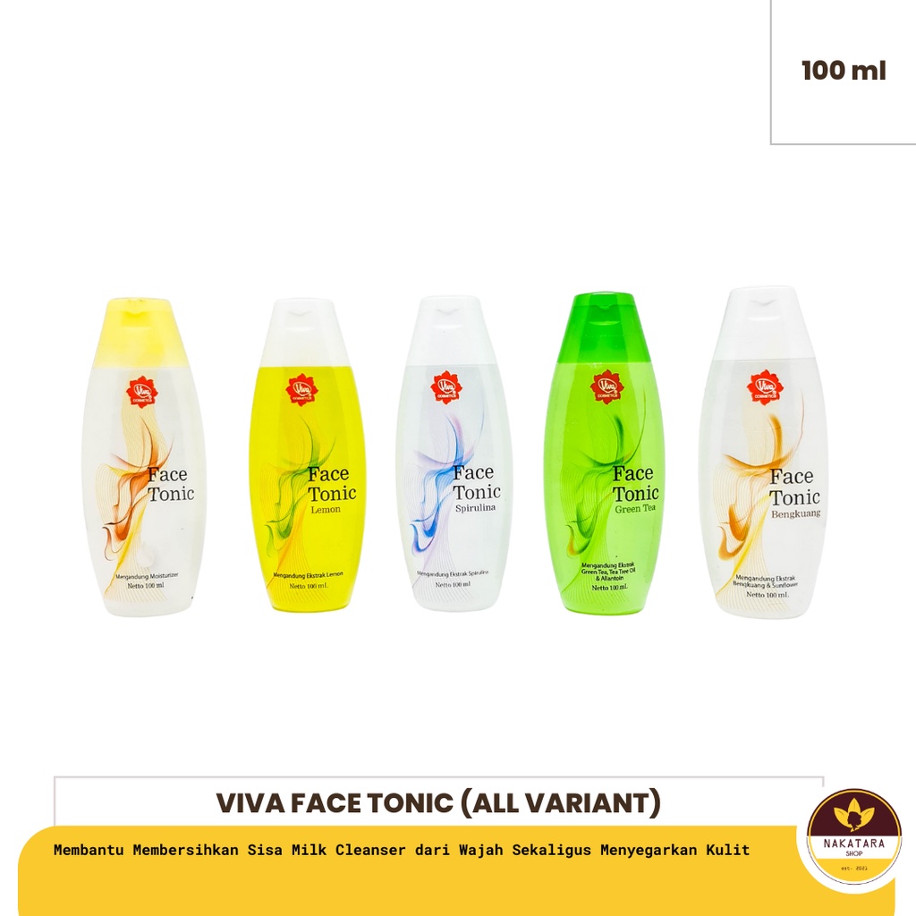 Jual VIVA FACE TONIC UKURAN 100 ML | Shopee Indonesia