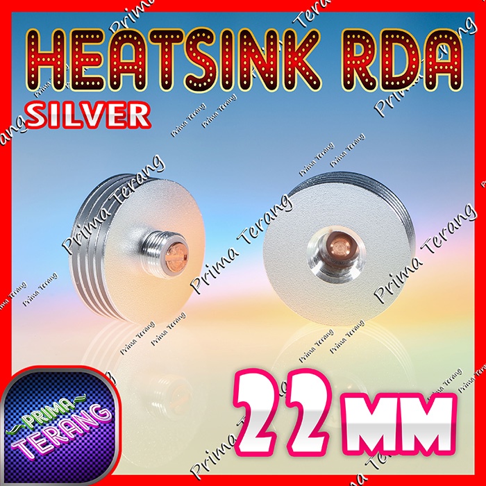 Jual Heatsink 22mm RDA RDTA RTA 510 Atomizer Heat Sink 22 mm Silver ...