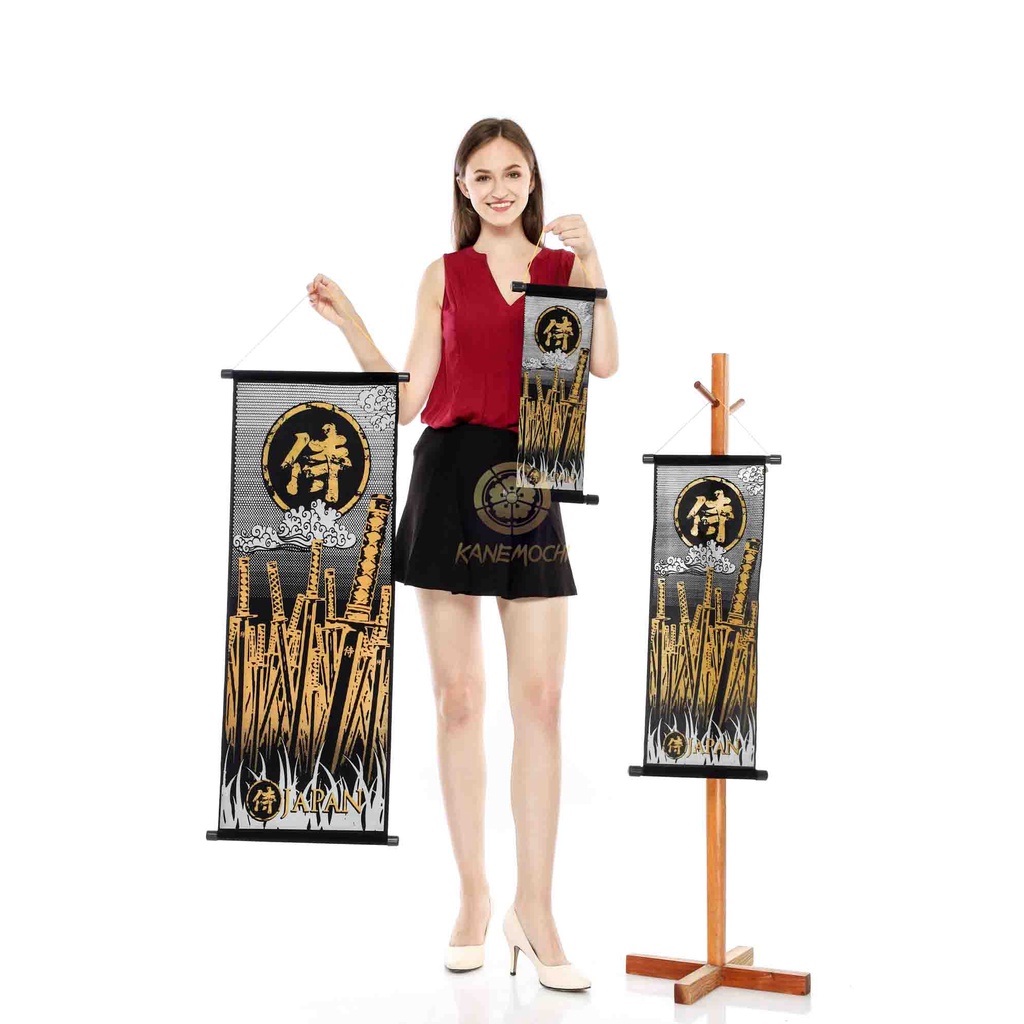 Jual KANEMOCHI Souvenir - KAKEJIKU GOLD KATANA SWORD. Hiasan Dinding ...