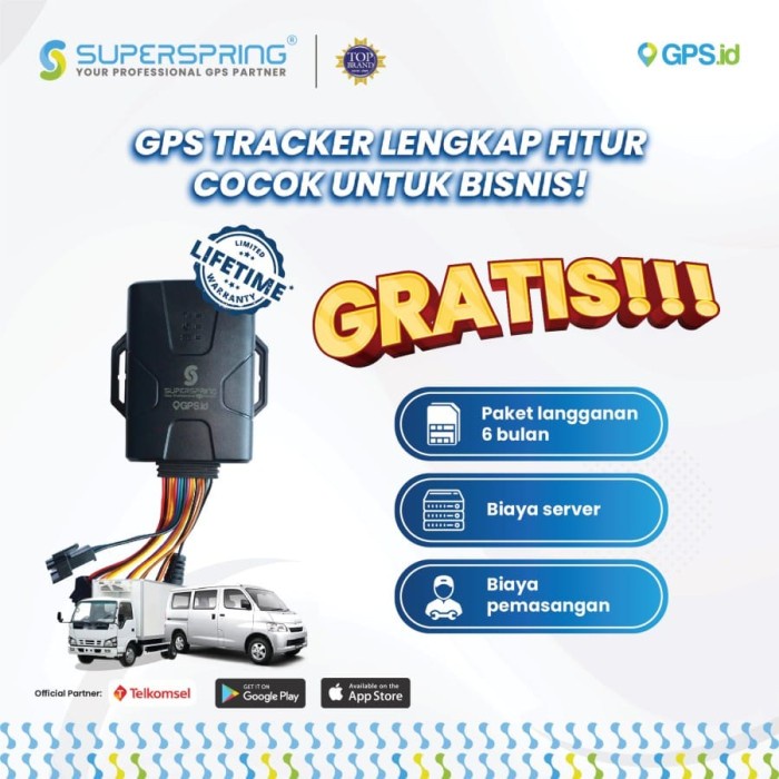 Jual GPS TRACKER PELACAK KENDARAAN SUPERSPRING S250 (READY) | Shopee Indonesia