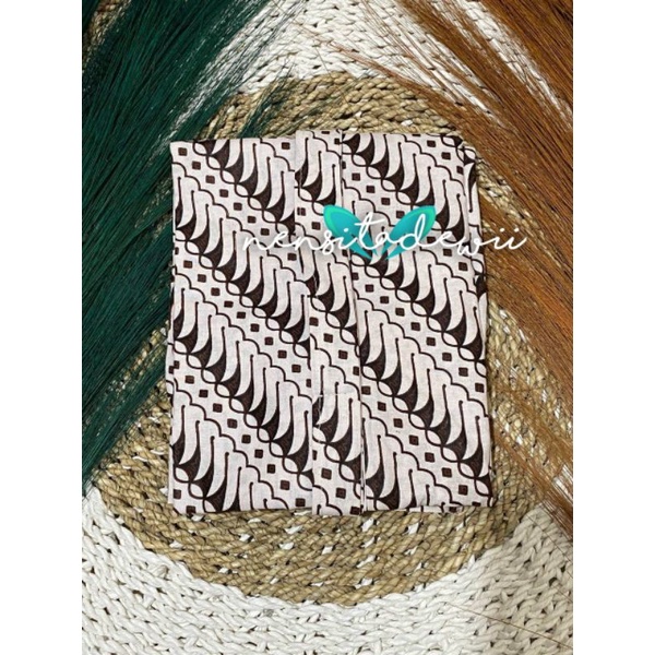 Jual [1 Set, LHT02] Kebaya Bordir, Jarik Instan + Selendang Jumputan ...