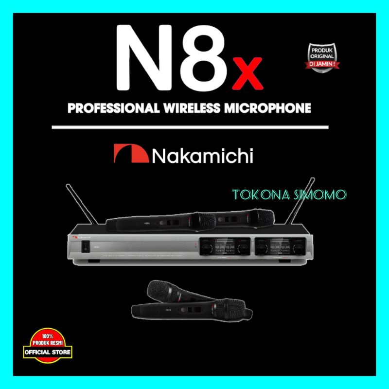 Jual Nakamichi N8x Professional Wireless Microphone Original | Shopee Indonesia
