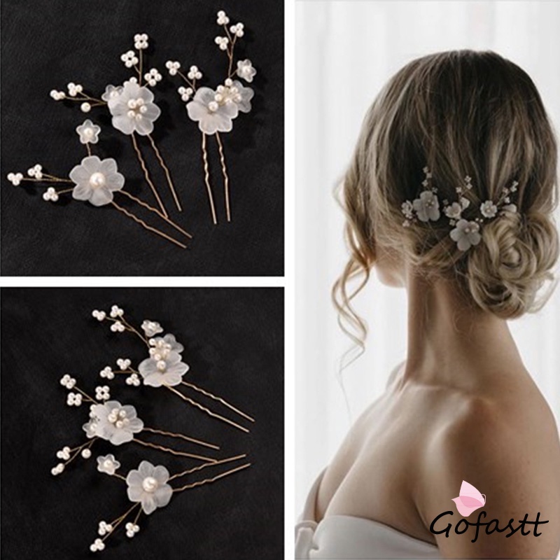 Jual Hair Pin Mutiara Bunga Hiasan Rambut Bridal Weddinguntuk Wanita ...