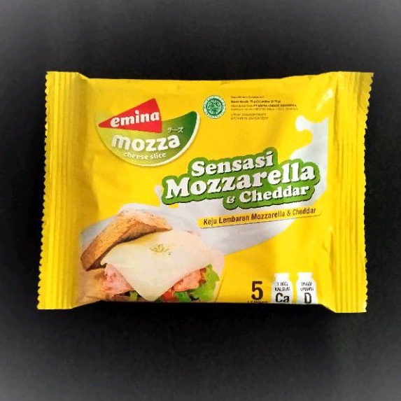Jual Slice Cheese Mozza Emina 5 Lembar | Shopee Indonesia