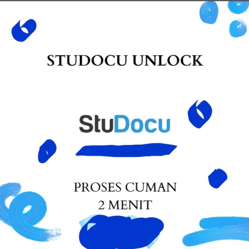 Jual UNLOCK STUDOCU/STUDOCU UNLOCK PER DOKUMEN | Shopee Indonesia