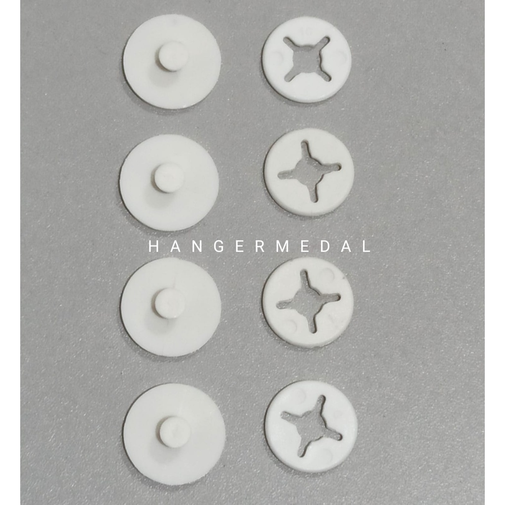 Jual Race BIB Button - Kancing BIB nomor dada Lomba Lari (1 set isi 4 ...