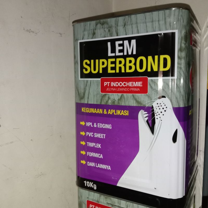 Jual Lem Kuning SUPERBOND Ungu ukuran blek 10kg | Shopee Indonesia