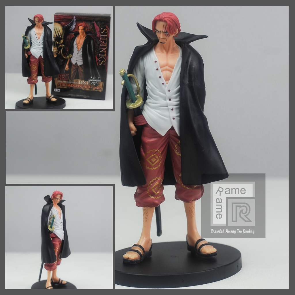 Jual Shanks Action Figure One Piece Red Grandline Men | Shopee Indonesia