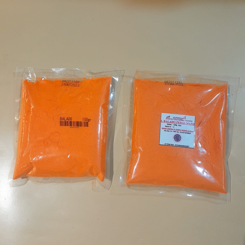 Jual Bumbu Tabur Rasa Balado Dan Balado Pedas Manis - Untuk aneka ...