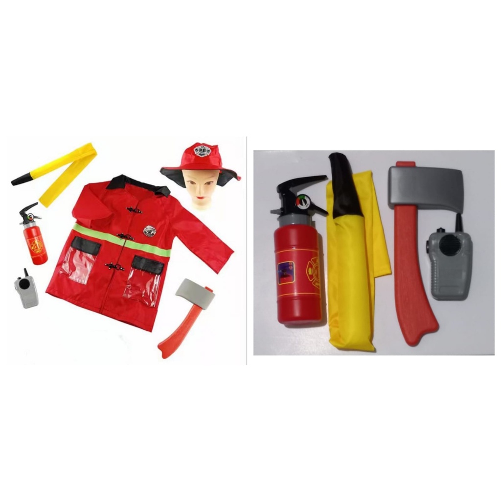Jual Kostum Profesi Pemadam Kebakaran Anak Aksesoris Cosplay Fire ...